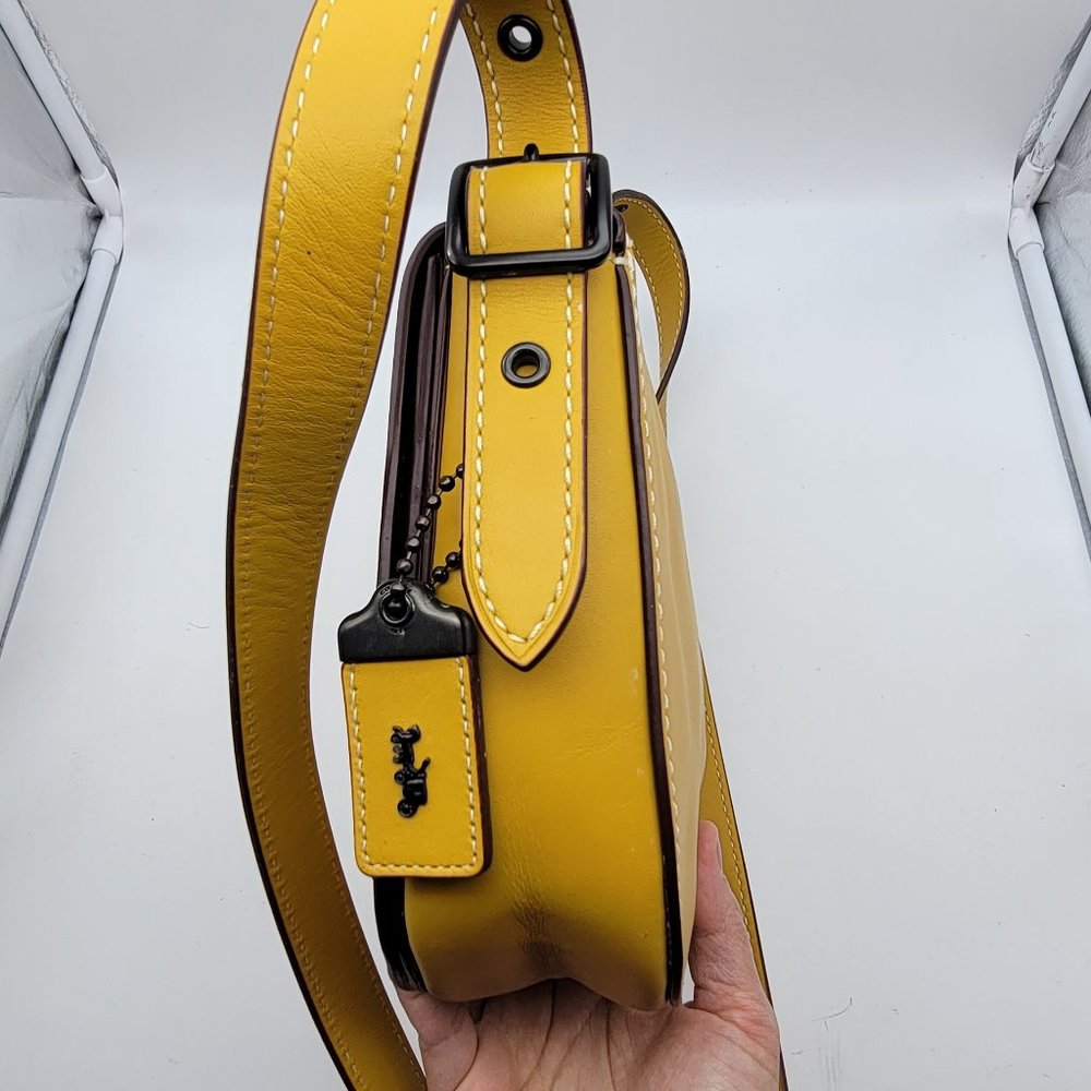 Coach 1941 Saddle 23 Crossbody Bag 20115 Flax Yellow - Gem